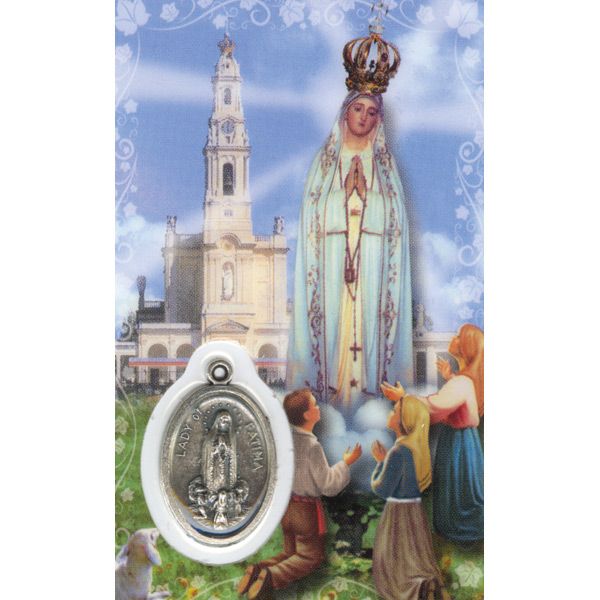 OL of Fatima Devotional Holy Card – Catholic Home and Church