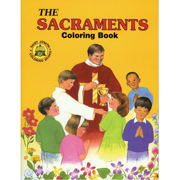 The Sacraments Color Book – Catholic Home and Church