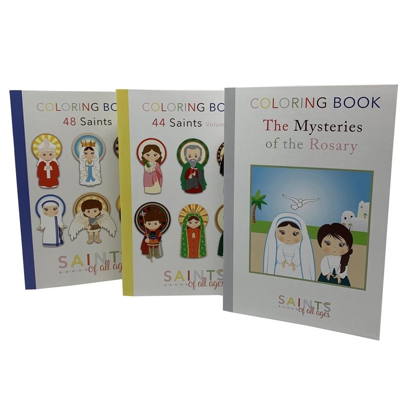 Saints for All Ages Coloring Books – Catholic Home and Church