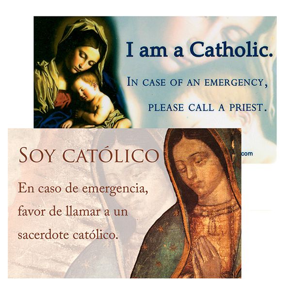 I am Catholic ID Card – Catholic Home and Church