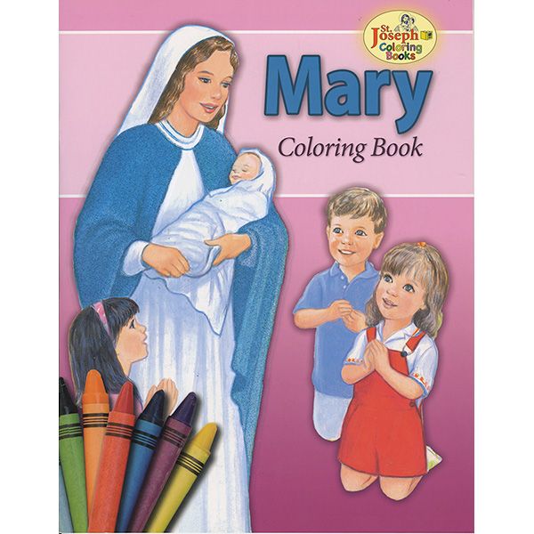 About Mary Color Book – Catholic Home and Church