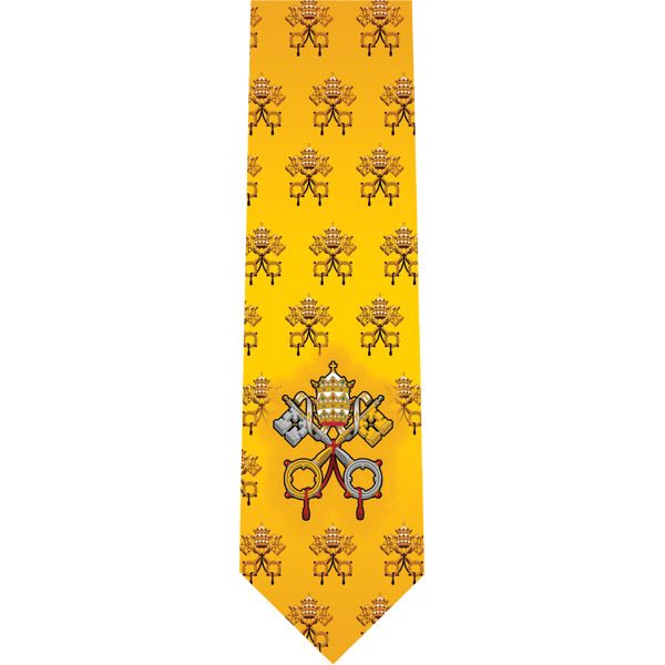 Papal Keys Religious Tie – Catholic Home and Church