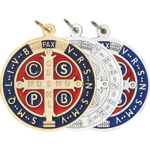 St Benedict Door Medal - 4" – Catholic Home and Church