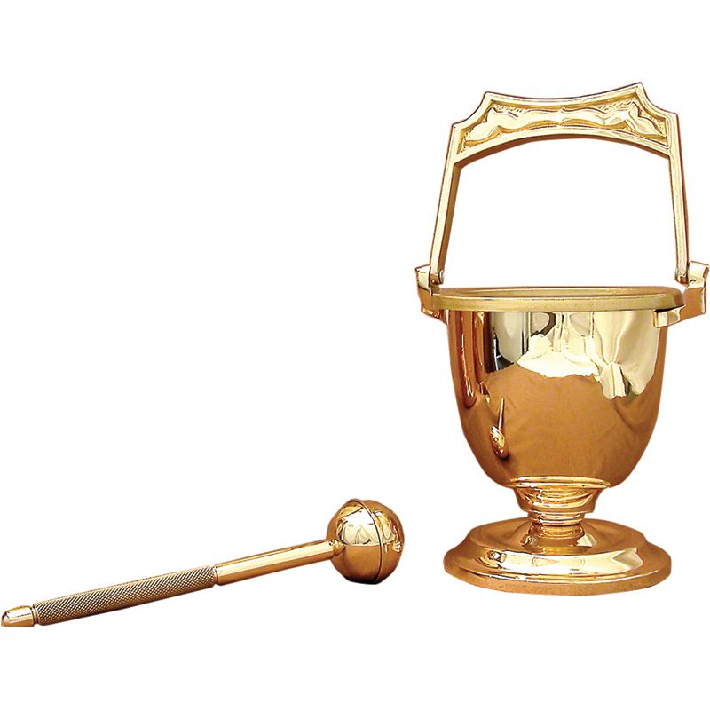 Holy Water Pot and Sprinkler Set - 12" – Catholic Home and Church
