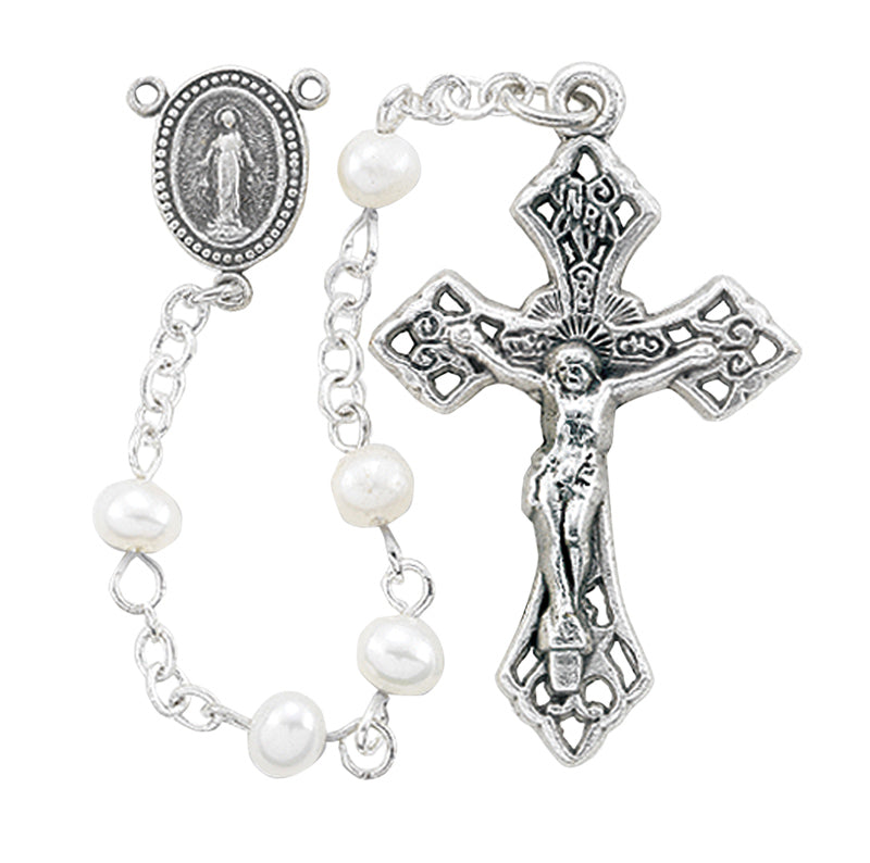 Petite Freshwater Pearl Rosary – Catholic Home and Church