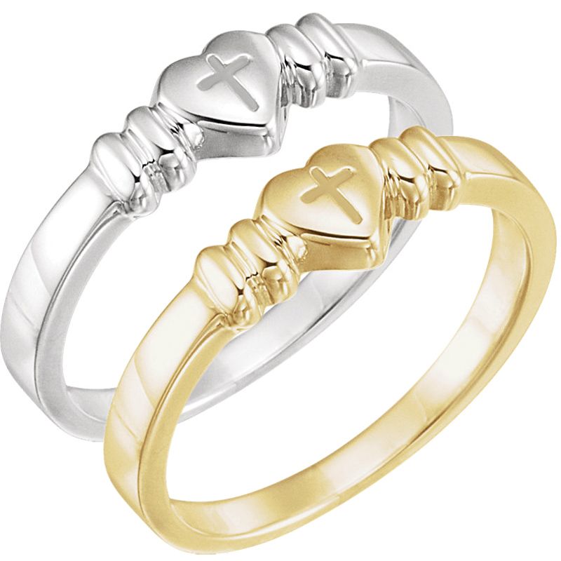 Cross Heart Chastity Ring – Catholic Home and Church