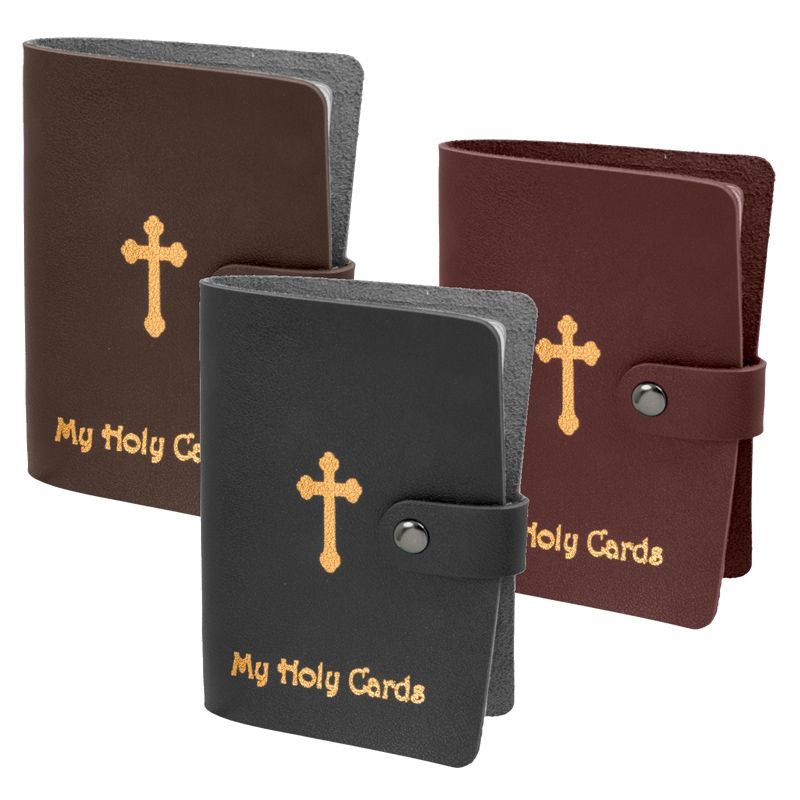 Holy Card Leatherette Case – Catholic Home and Church