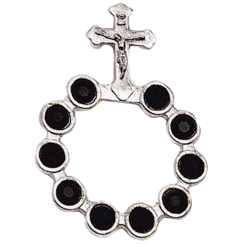 Swarovski Crystal Ring Rosary – Catholic Home and Church