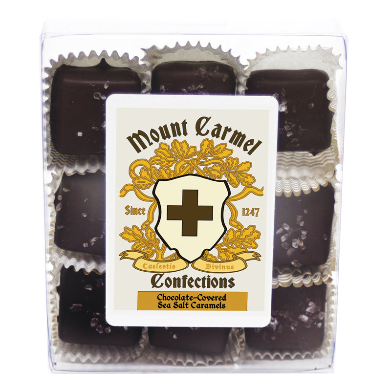 Mt Carmel Dark Chocolate Caramels – Catholic Home and Church
