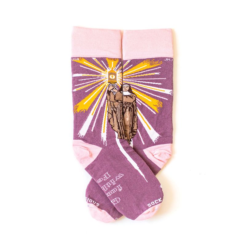 Religious Socks, Saint Clare – Catholic Home and Church