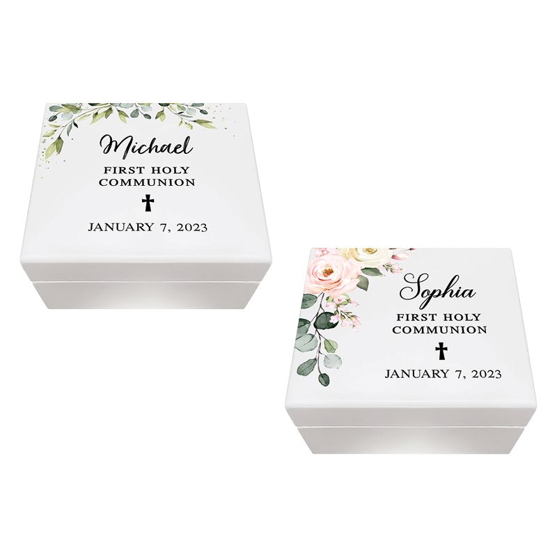 First Holy Communion Box, Two Styles – Catholic Home and Church