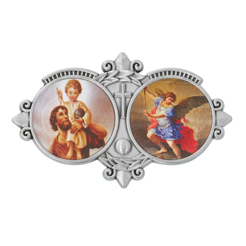 Catholic Auto Gifts | Visor Clip, Christopher and Michael – Catholic ...