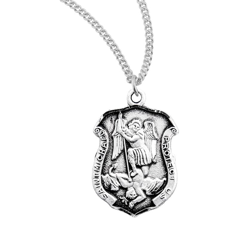 Saint Michael Badge Medal, Petite – Catholic Home and Church